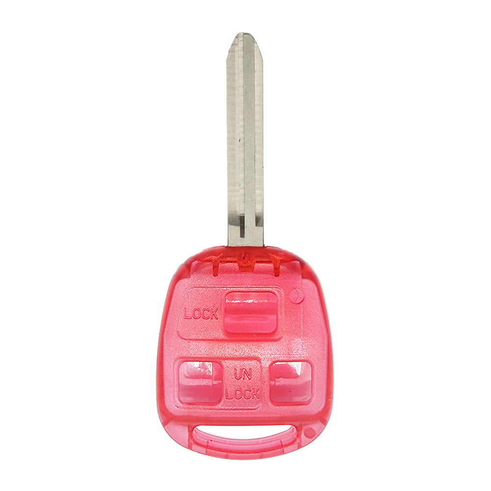 1998 - 2014 Toyota Key Fob Shell 3B - TR47 - Pink – Locksmith Keyless