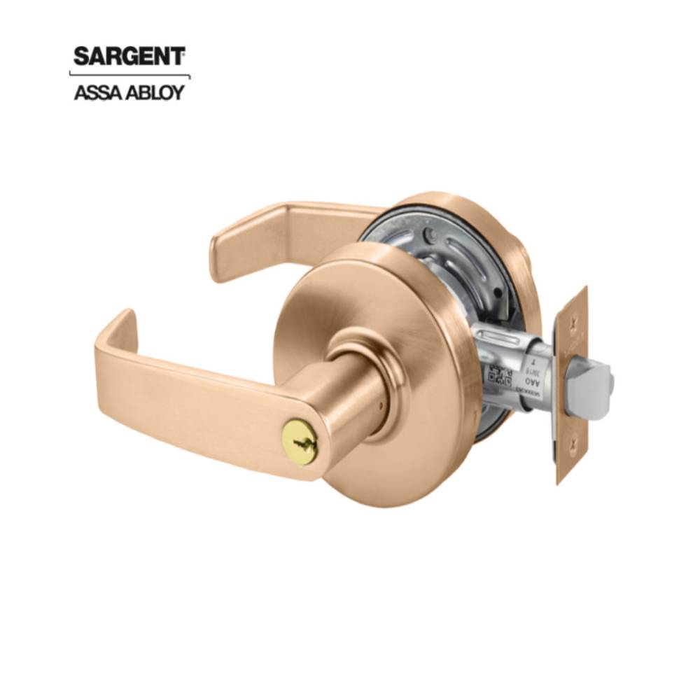Sargent - 28-7G37 - Classroom Cylindrical Lock - L Lever - LA Keyway