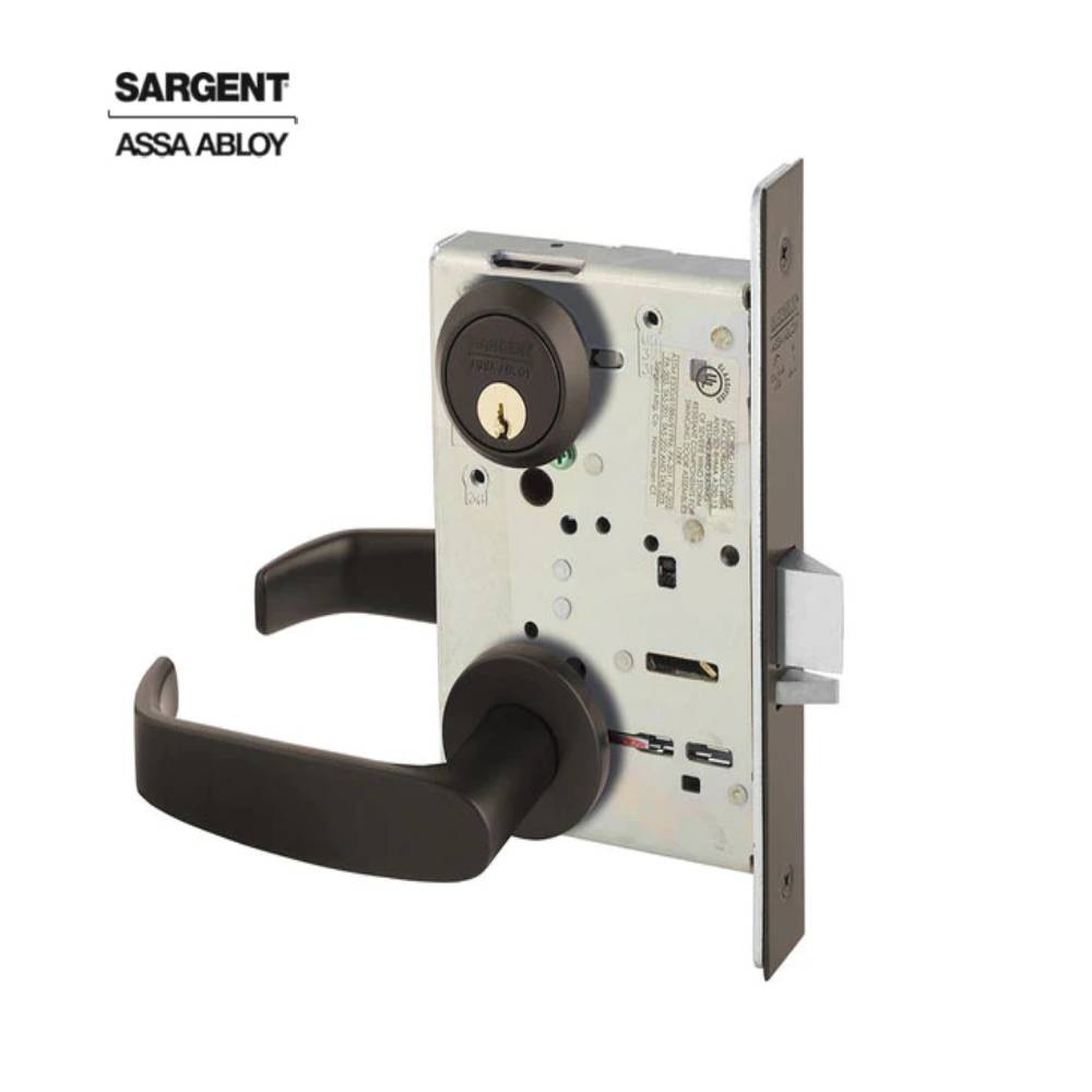 Sargent - 8204 - Storeroom Mortise Lock with 2-3/4 Inch Backset and 4-