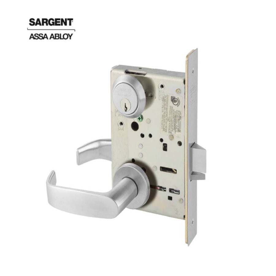 Sargent - 8204 - Storeroom Mortise Lock with 2-3/4 Inch Backset and 4 ...