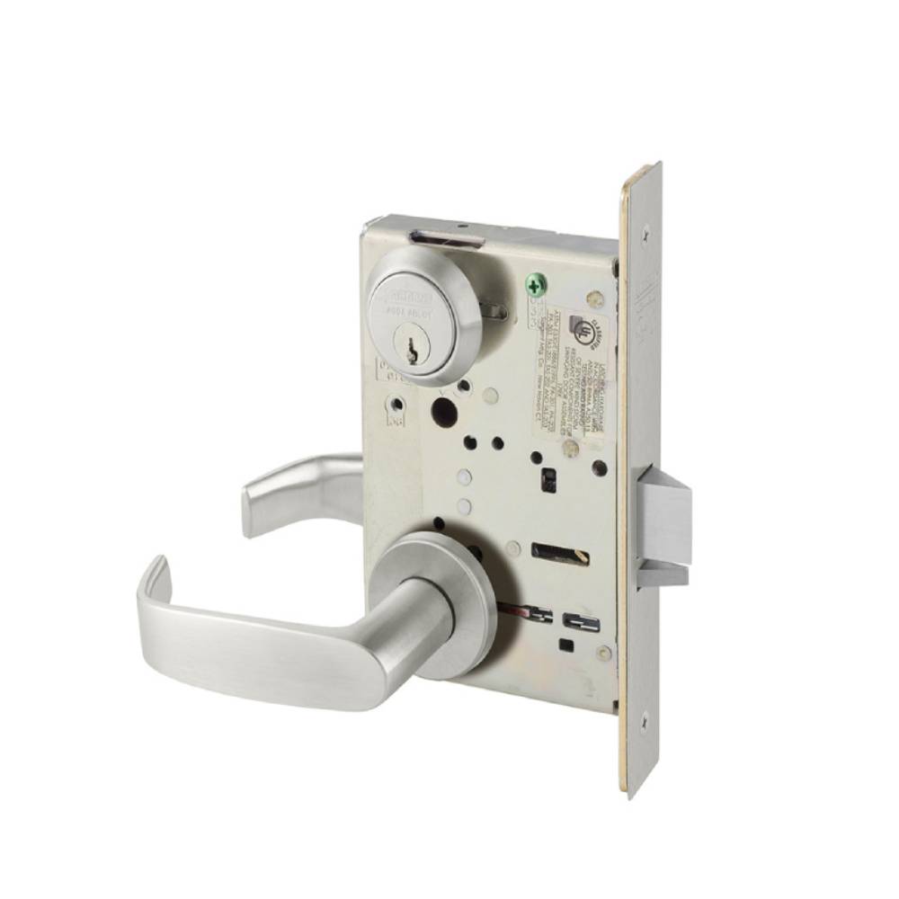 Sargent - 8205 - Entry Mortise Lock - LN Rose / L Lever - LA Keyway ...
