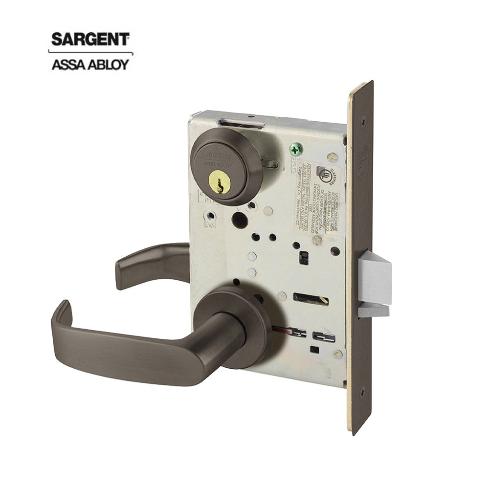 Sargent - 8237 - Classroom Mortise Lock with 2-3/4 Inch Backset and 4-