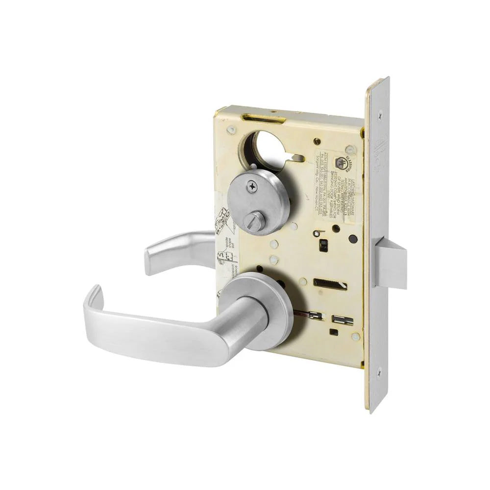 Sargent - V20-8265-LNB-26D - Bedroom Mortise Lock - B - Lever -LN - Ro ...