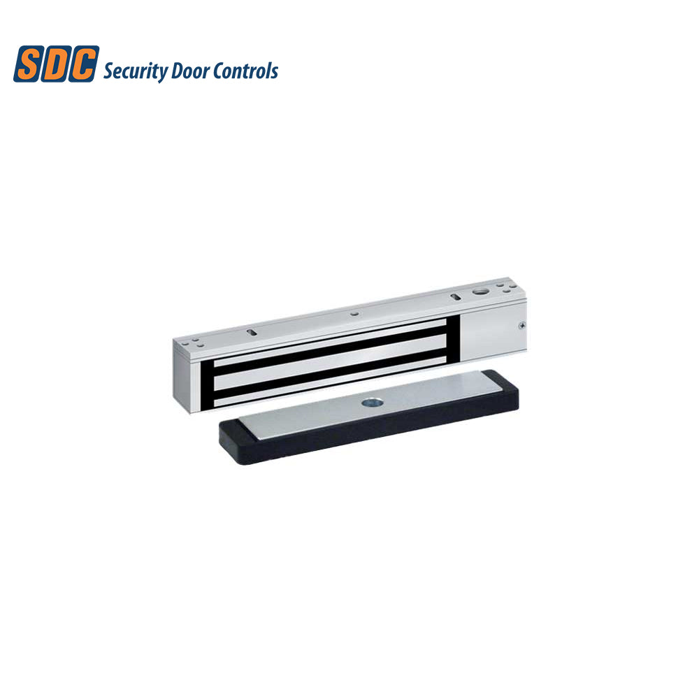 SDC - 350V - Single Narrow Line EMLock with Magnetic Bond Sensor and 1