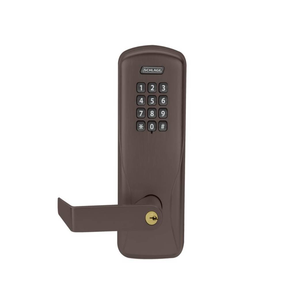 Schlage - CO-100 - Standalone Electronic Cylindrical Lock with 2-3/4 B ...