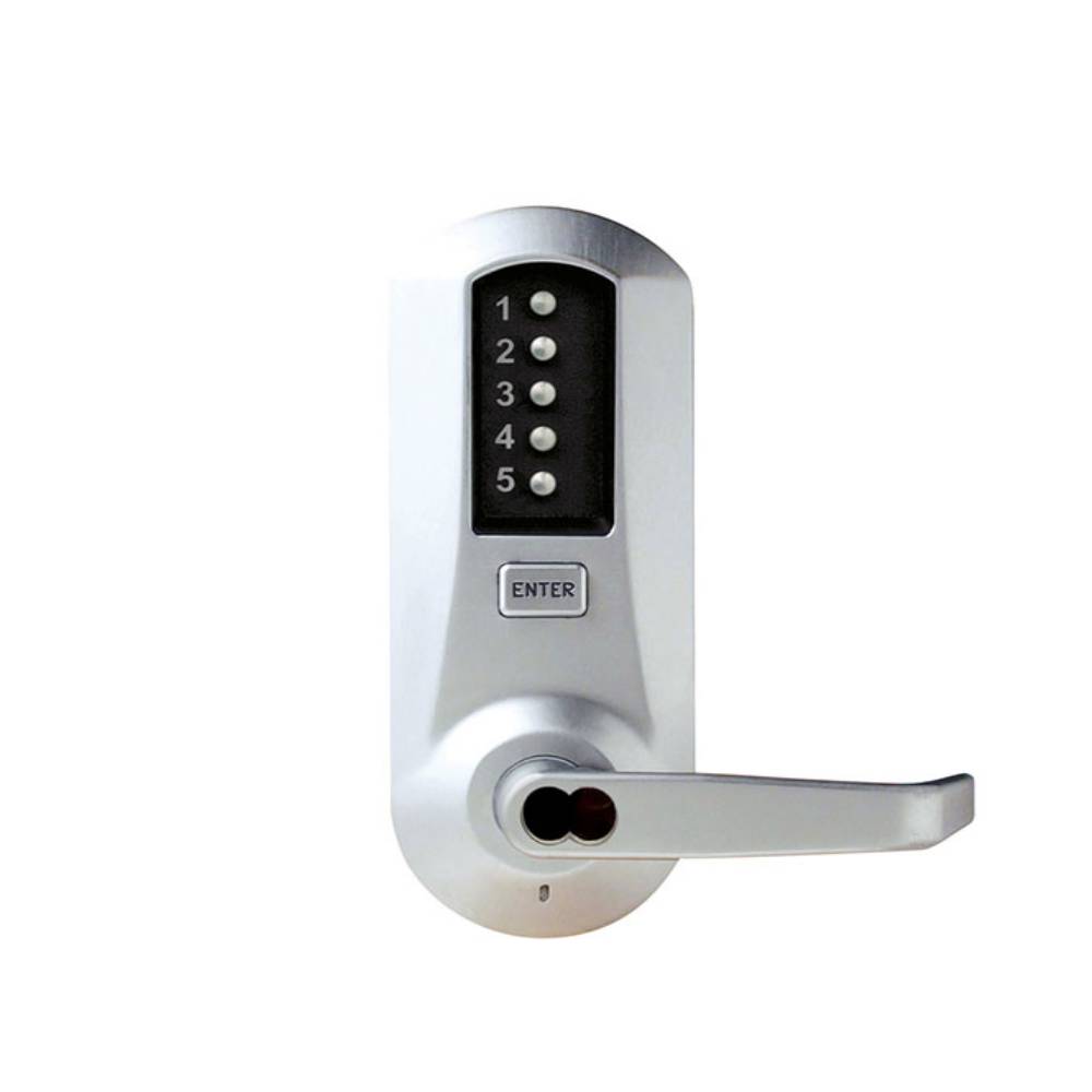 Simplex - 5021 - Mechanical Pushbutton Cylindrical Combination Lever L