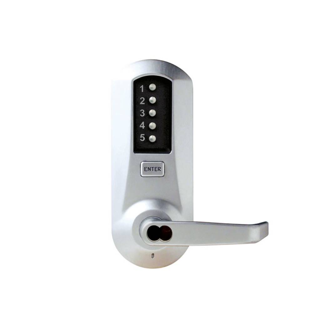 Simplex - 5031 - Mechanical Pushbutton Cylindrical Combination Lever L ...