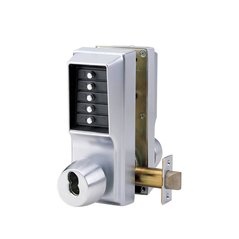 Simplex - EE1021M - Mechanical Pushbutton Cylindrical Knob Lock - Entr