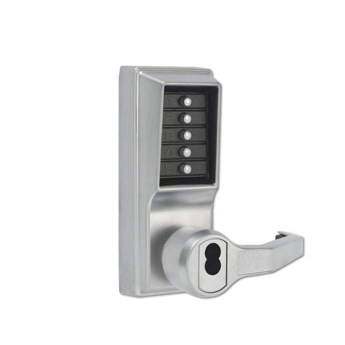 Simplex - LL1076 - Mechanical Pushbutton Cylindrical Lever Lock with C ...