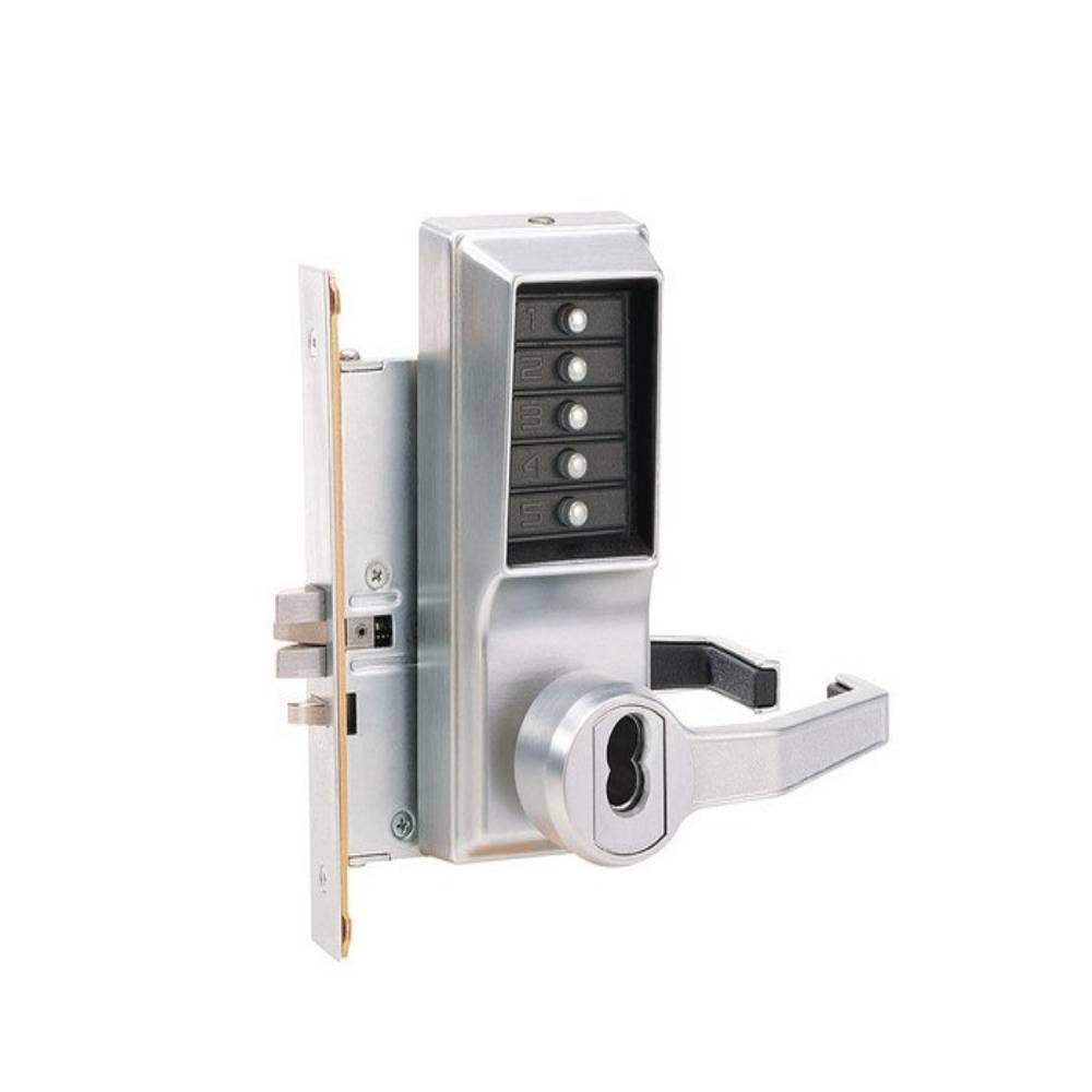 Simplex - R8148B - Mechanical Pushbutton Mortise Combination Lever Loc