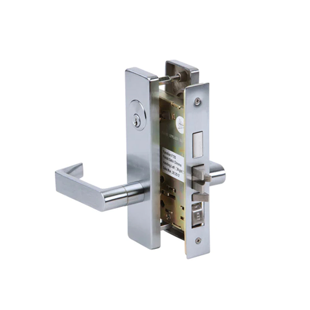 TELL ML138104 Heavy Duty Mortise Lock - Satin Chrome (US26D) - 2-3/4 B ...