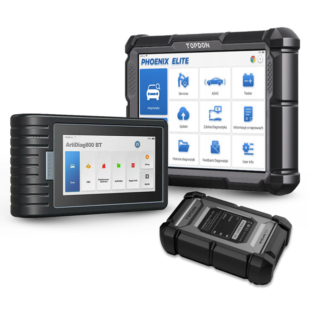 TOPDON Phoenix Elite Diagnostic System with ARTIDIAG 800 BT All System ...