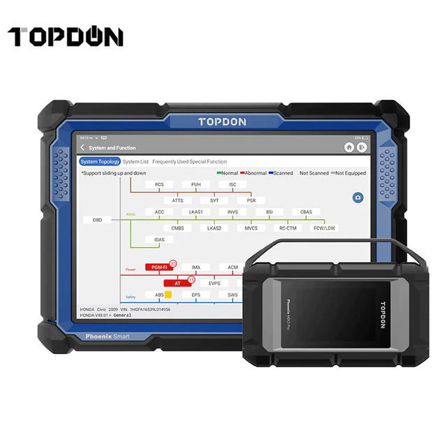 TOPDON Phoenix Smart Diagnostic Scanner with ARTIDIAG 800 BT Scanner a ...