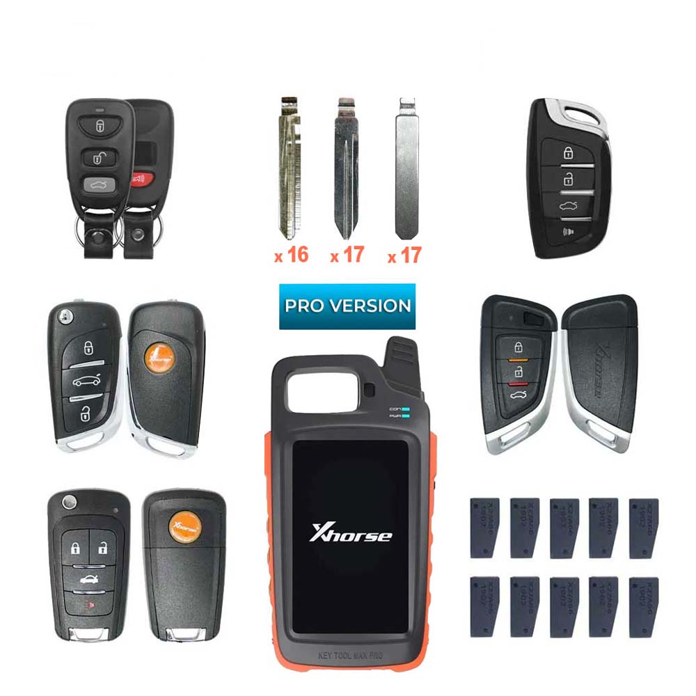 Xhorse VVDI Key Tool MAX PRO & Universal Remote Key w/ Super Chips & B ...
