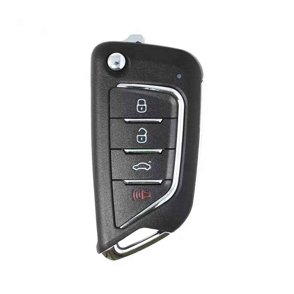 Xhorse XKCD02EN Universal Wire 4 Button Remote Key Cadillac Style for ...