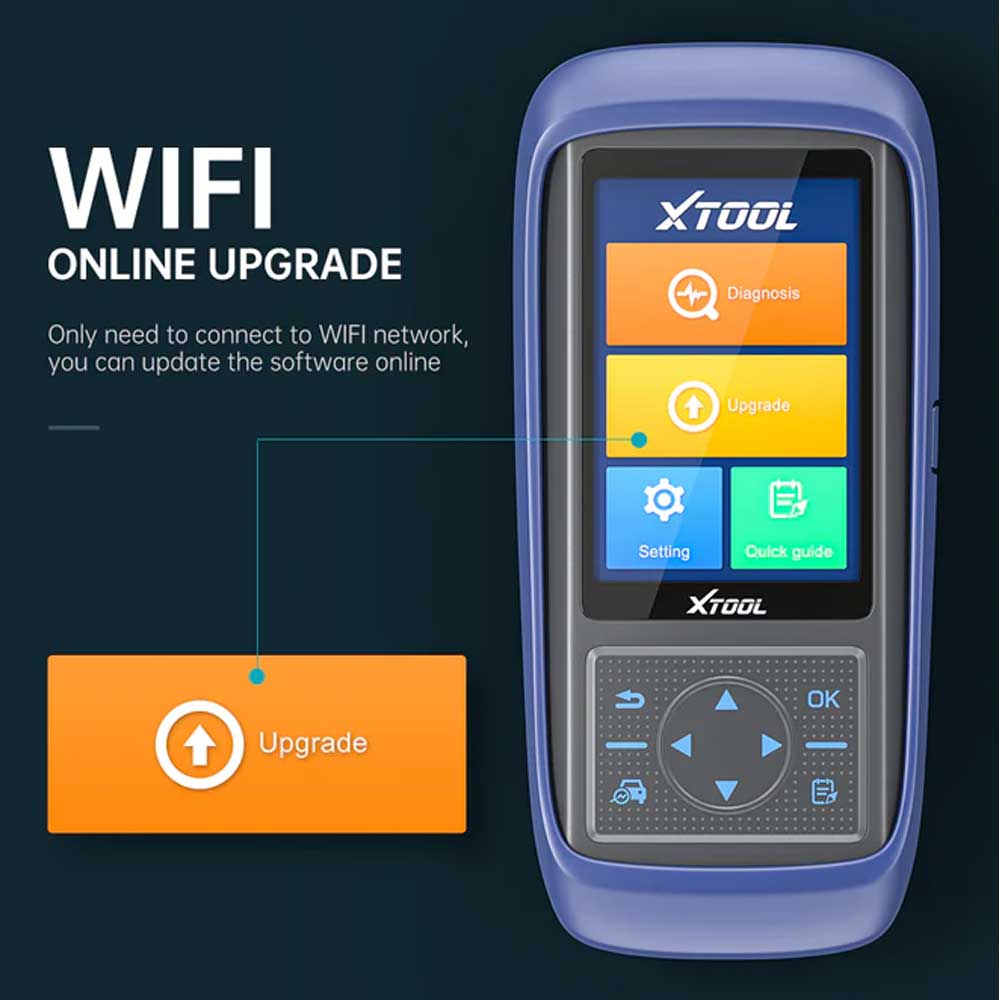XTOOL - A30 PRO - BT Connection OBD2 Scanner ABS Brake Bleeding Oil Re