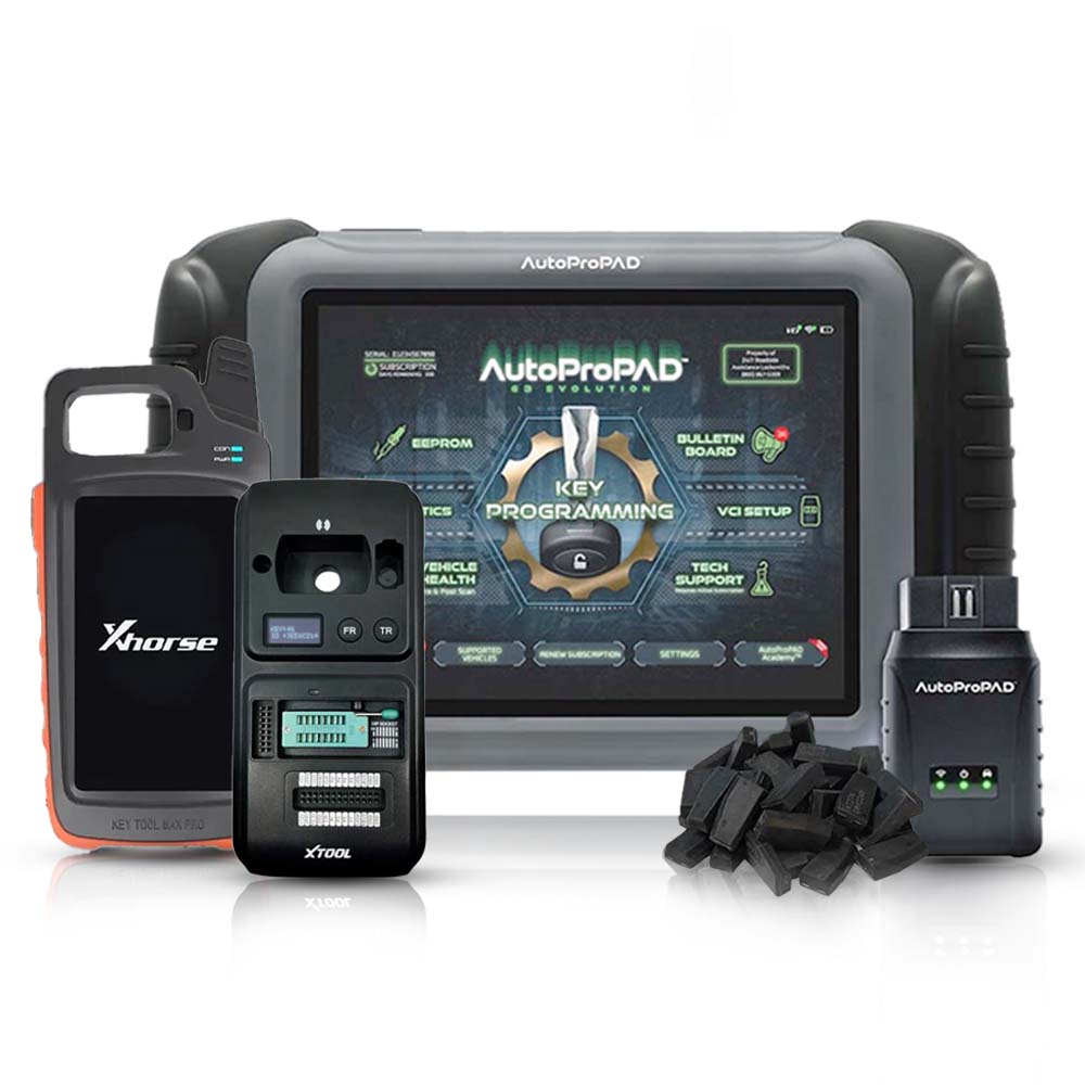 XTOOL AutoProPAD G3 Evolution Key Programmer with VVDI Key Tool MAX PR ...