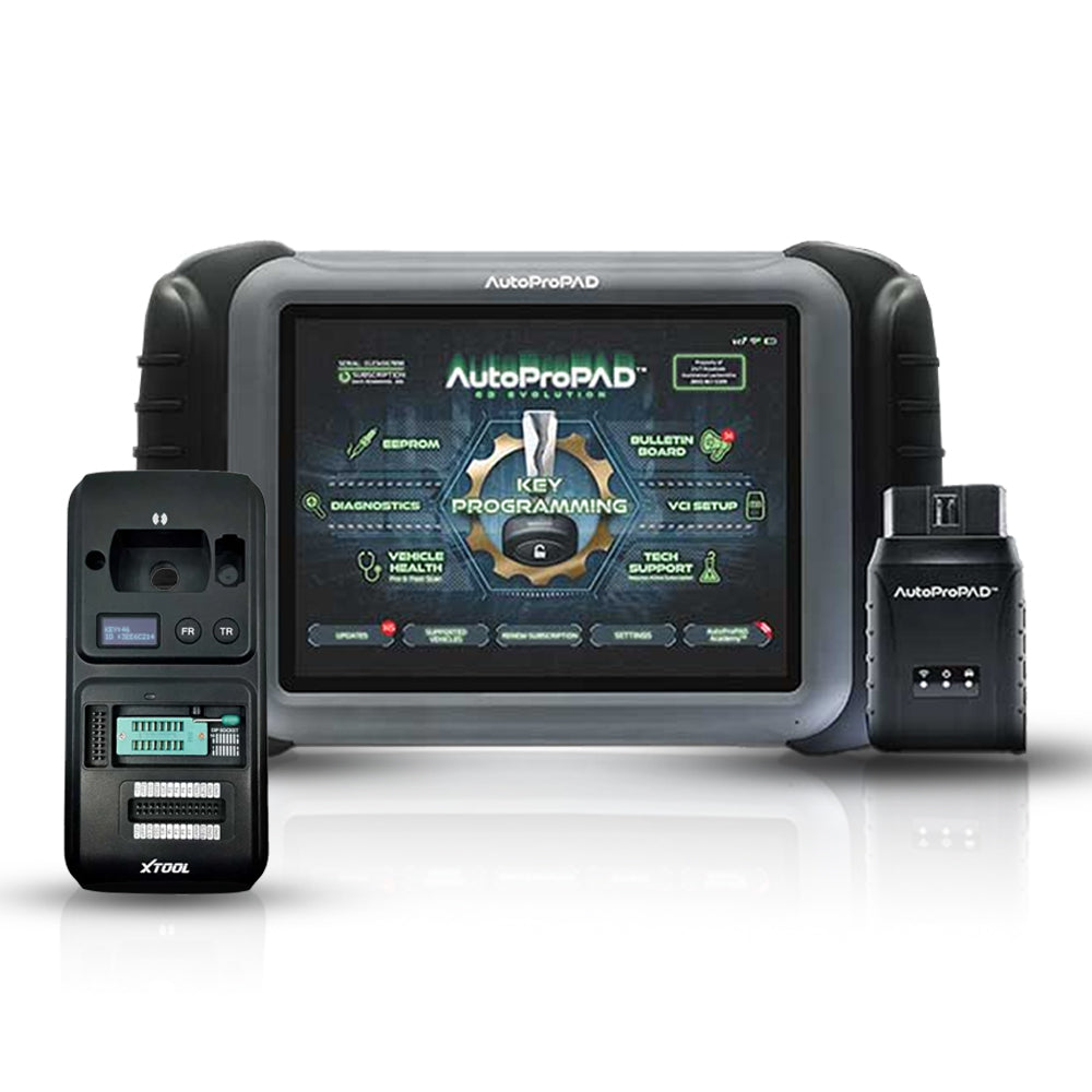 XTOOL AutoProPad G3 Evolution Key Programmer with KC501 Key and Chip P ...