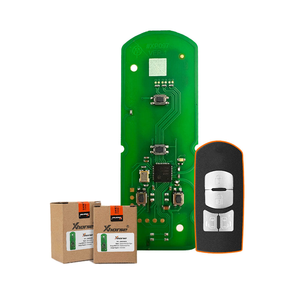 Xhorse XZMZD8EN Mazda Smart Key 4 Buttons PCB Board for VVDI Key Tool ...