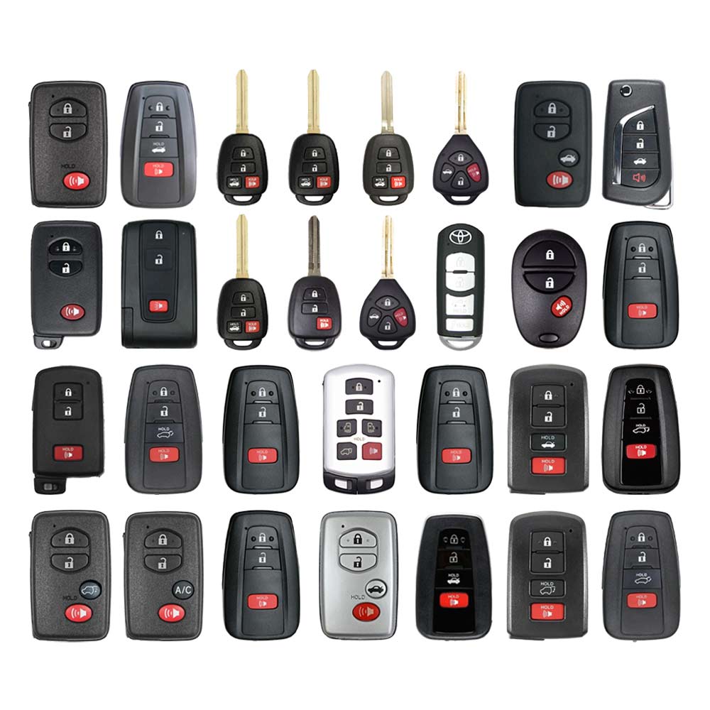 AKS KEYS Aftermaket 30 Toyota Keys Bundle – Locksmith Keyless