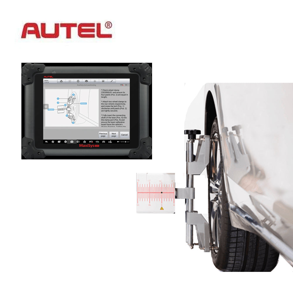 Autel MaxiSys ADAS Wheel Clamp V1 Laser Positioning