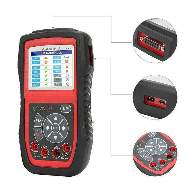 Autel AutoLink AL539B Diagnostic Tool Electrical Tester OBD2 Code Read ...
