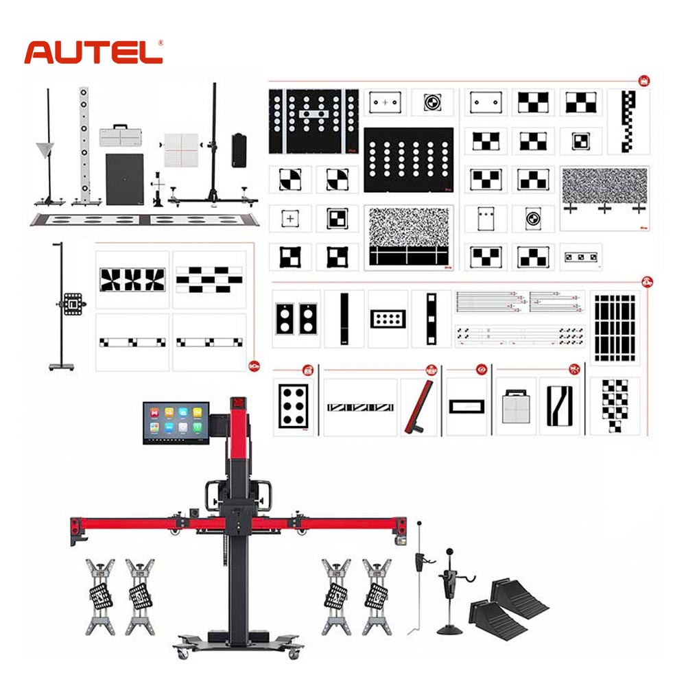 Autel MaxiSYS ADAS IA900WA with All Systems calibration components and