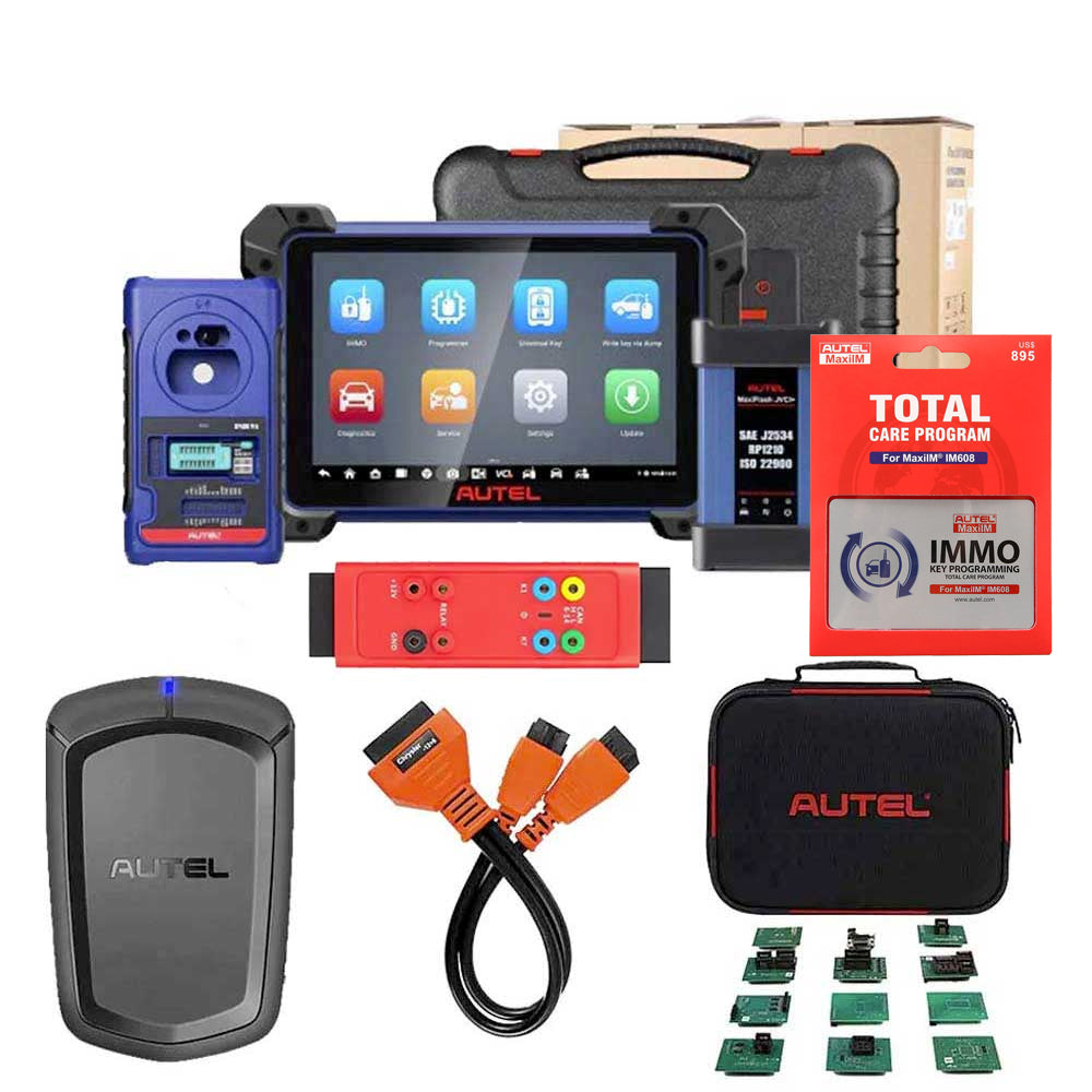 Autel MaxiIM IM608 PRO II with 2-Year Update, Bypass Cable, GBOX3, APB
