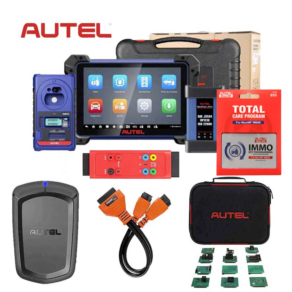 Autel MaxiIM IM608 PRO II with 2-Year Update, Bypass Cable, GBOX3, APB