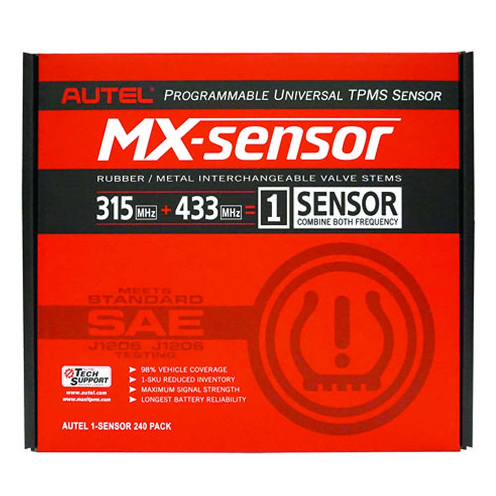 Autel 1-Sensor Bulk of (240) Individually Bagged with Rubber Press-In