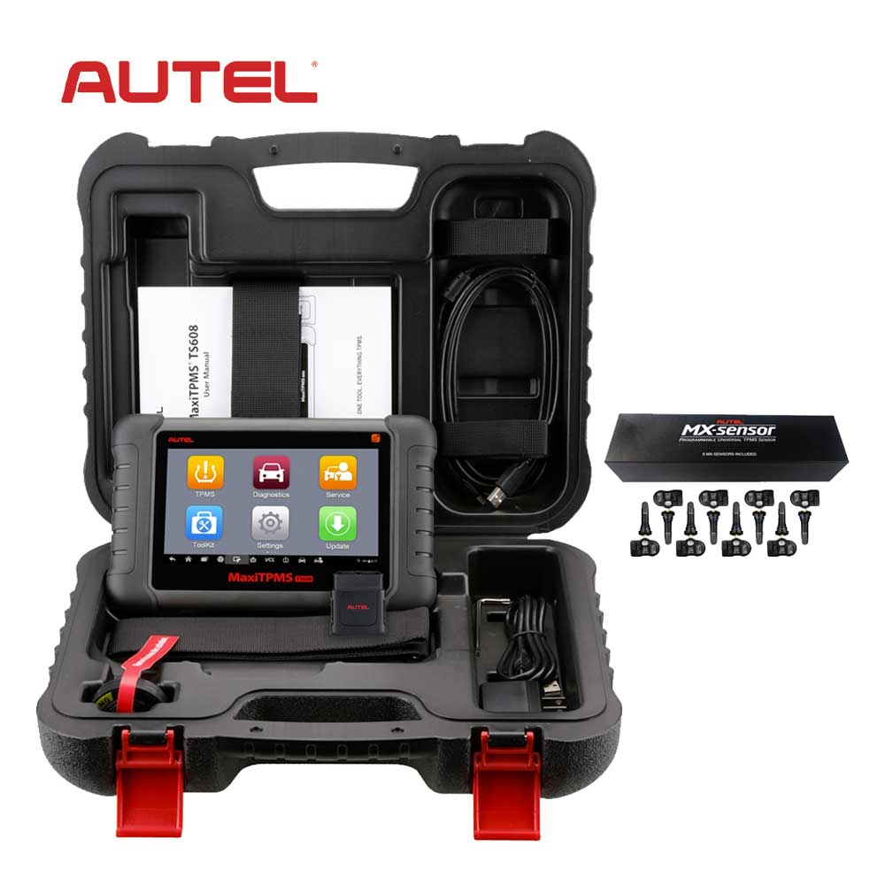 Autel MaxiTPMS TS608K-1 Kit: 1 TS608 Tool & 1 Bulk Box of (8) 1-Sensor
