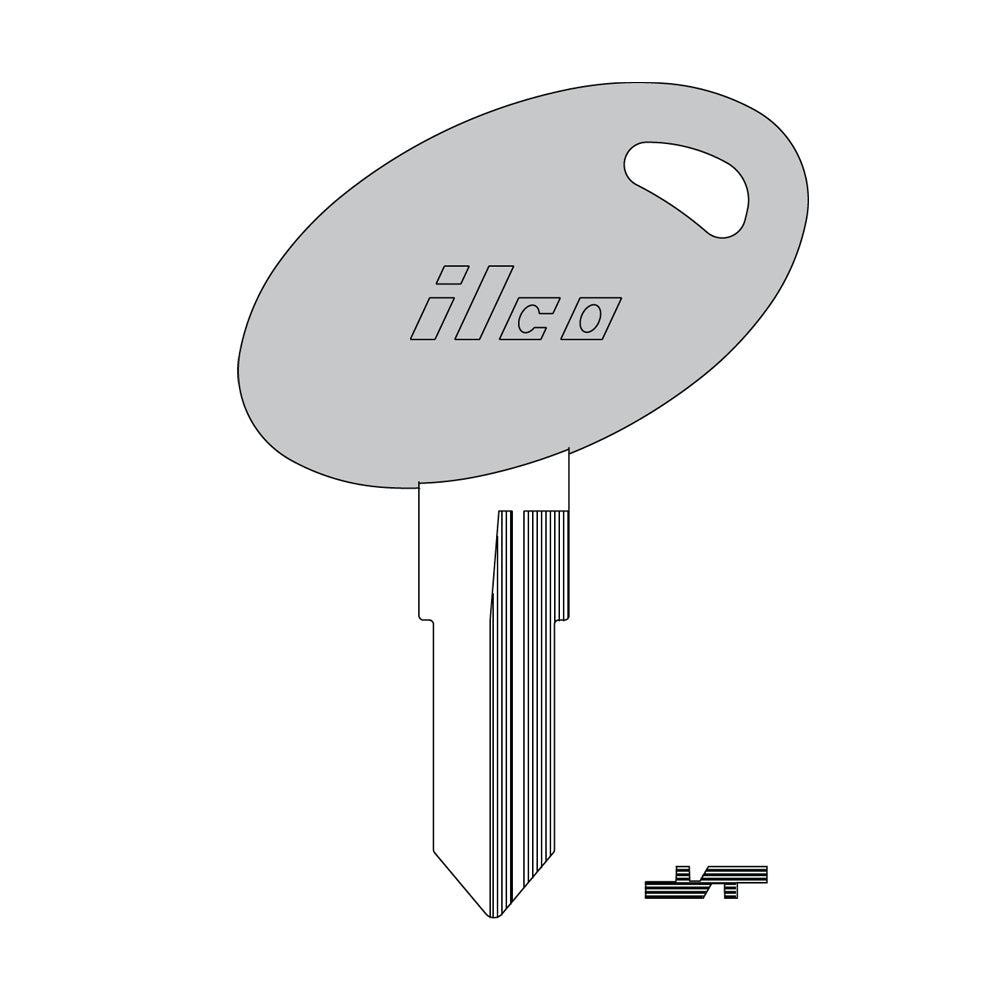 BAUER Commercial & Residencial Key Blank - BAU4-P