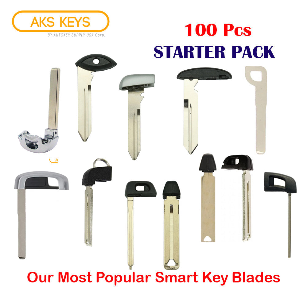 10 x 10/each of Our Most Popular Smart Keys Blades - Starter Pack (100 ...