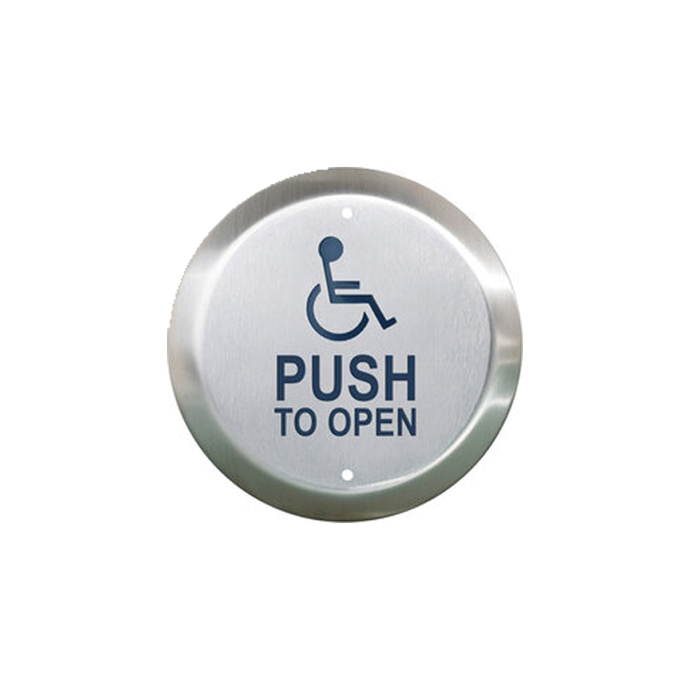 Camden CM-60/4 Round Push Plate Switch 6" with Push to Open Sign ...