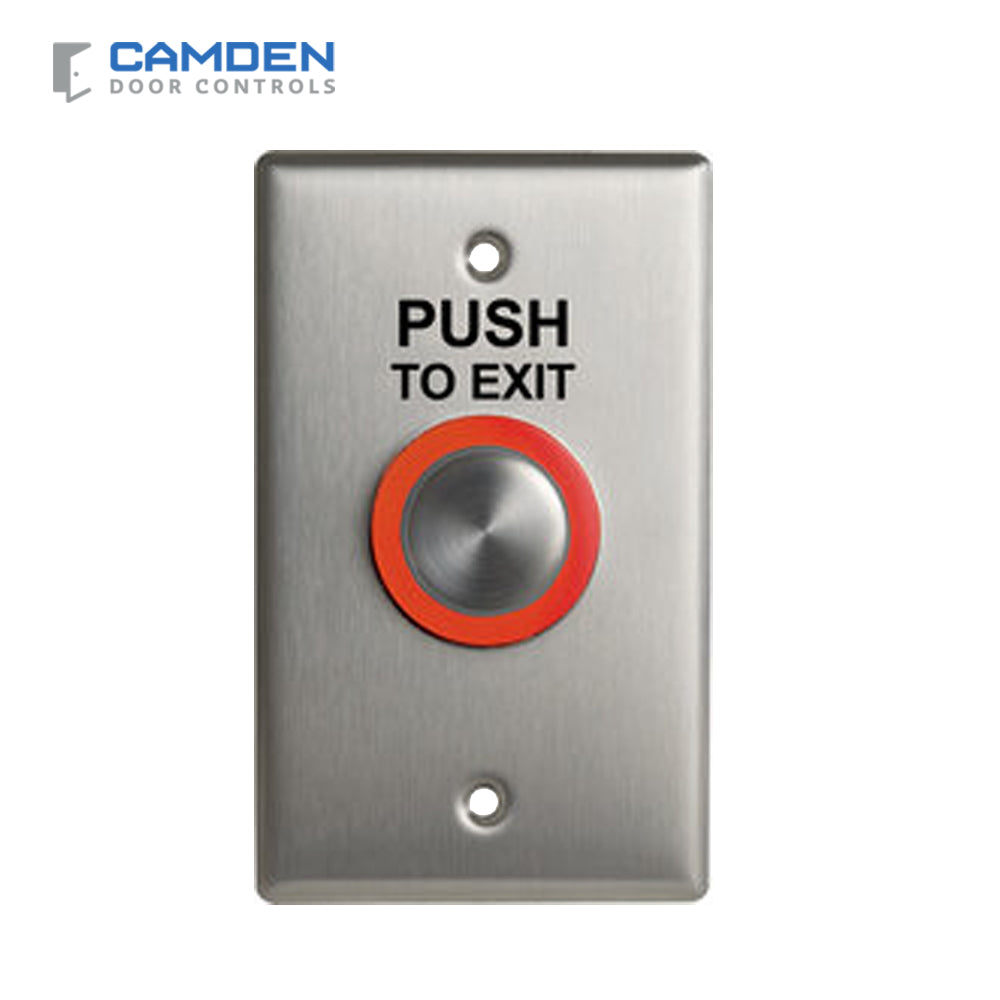Camden CM-9600/7 Illuminated Piezoelectric Push/Exit Switch - 12/24 VD
