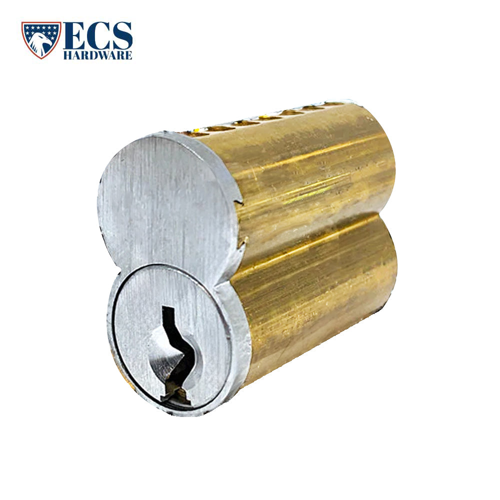 ECS HARDWARE - SFIC- Small Format 7-PIN - US26D finish - Best A keyway