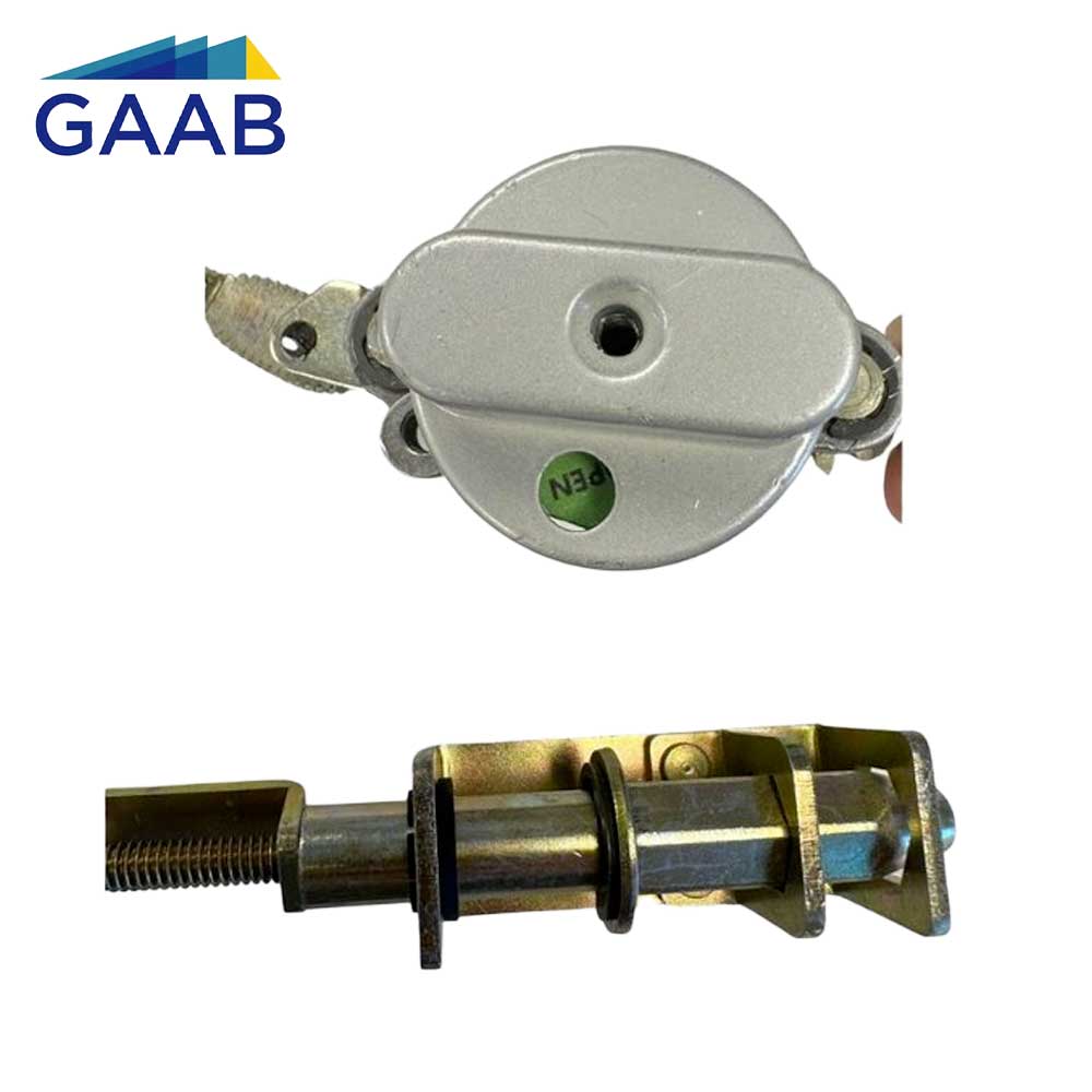 GAAB T512-06 Two-points Flash Bolt for Inactive Leaf Of Paired Doors