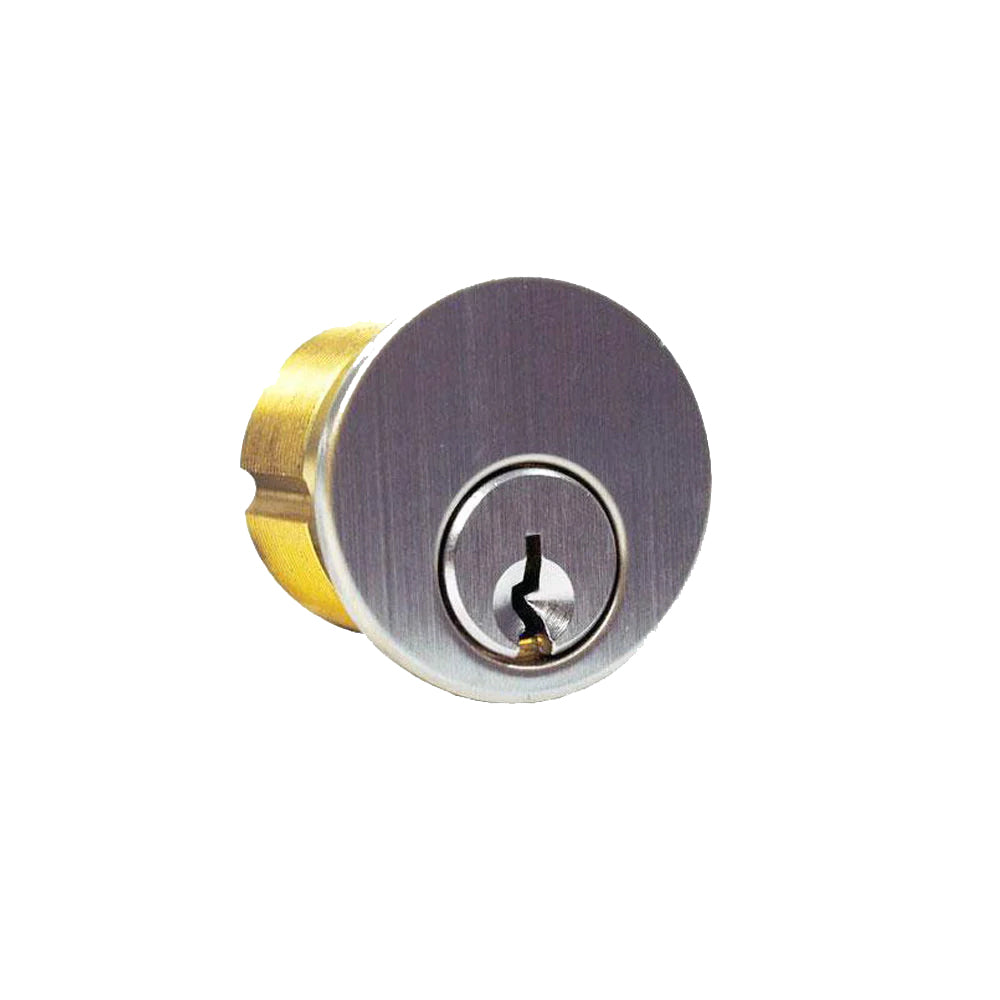 GMS Mortise Cylinder - 1" - 5-Pin - US26D - Satin Chrome - SA - (Sarge