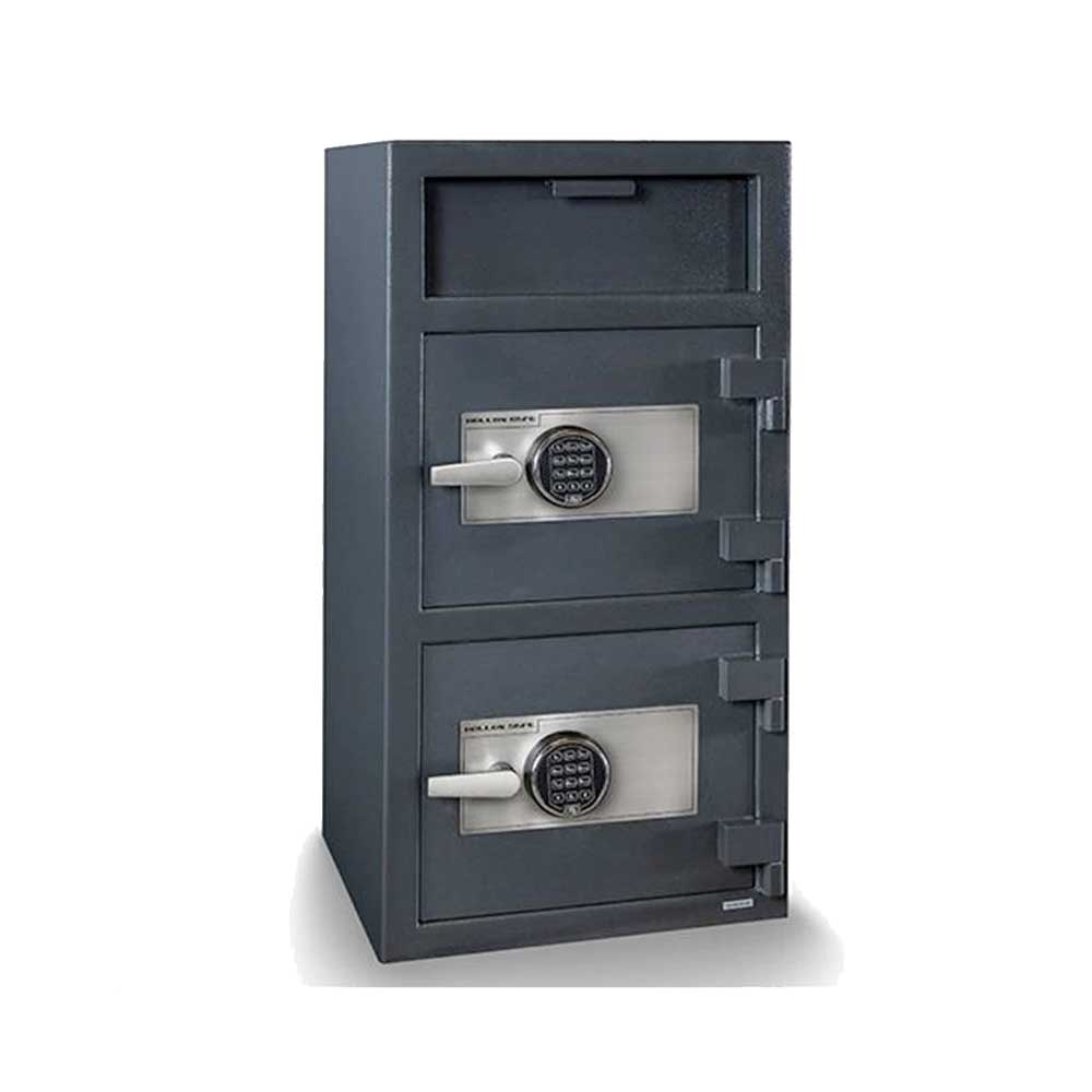 Hollon FDD-4020EE B-Rated Double Door Electronic Lock Depository Safe ...