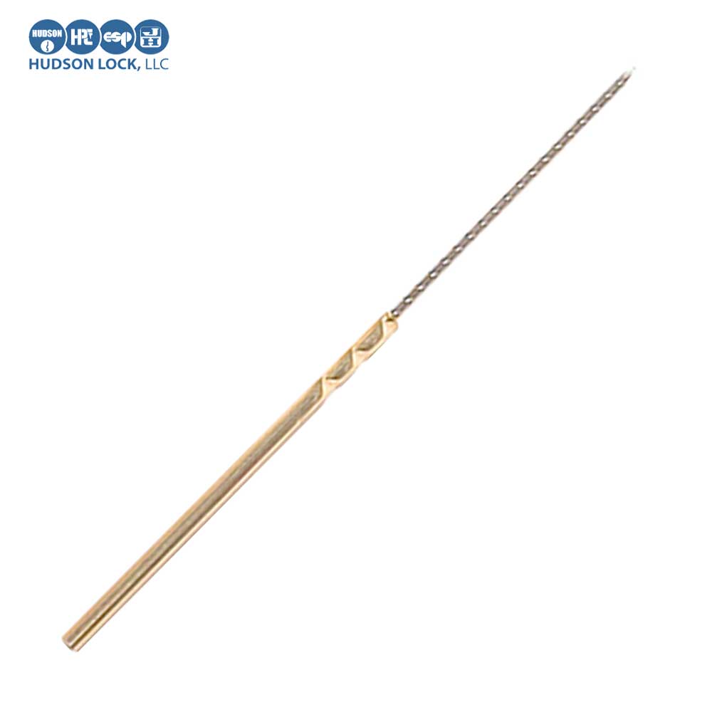 Hudson Lock Spiral-Type Spiral Blade Key Extractor Brass Handle (.040)