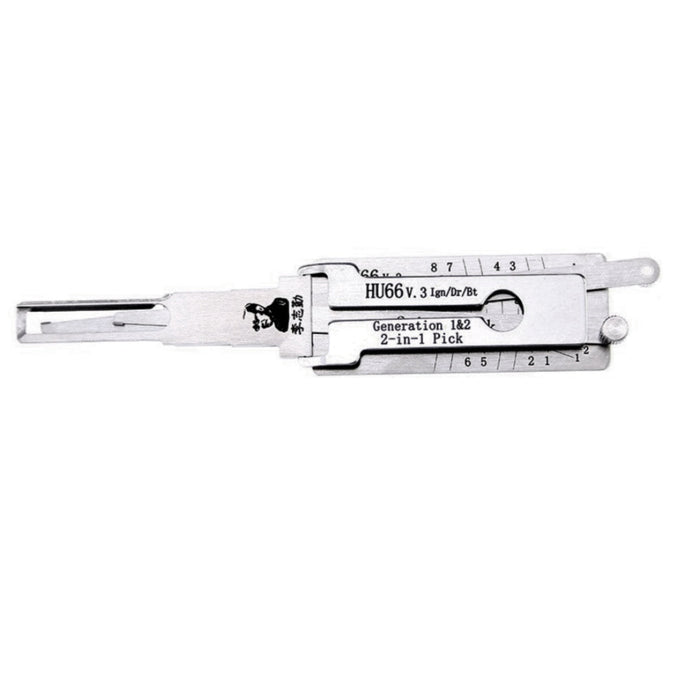 Original Lishi Volkswagen Audi HU66 V.3 2in1 Decoder and Pick ...