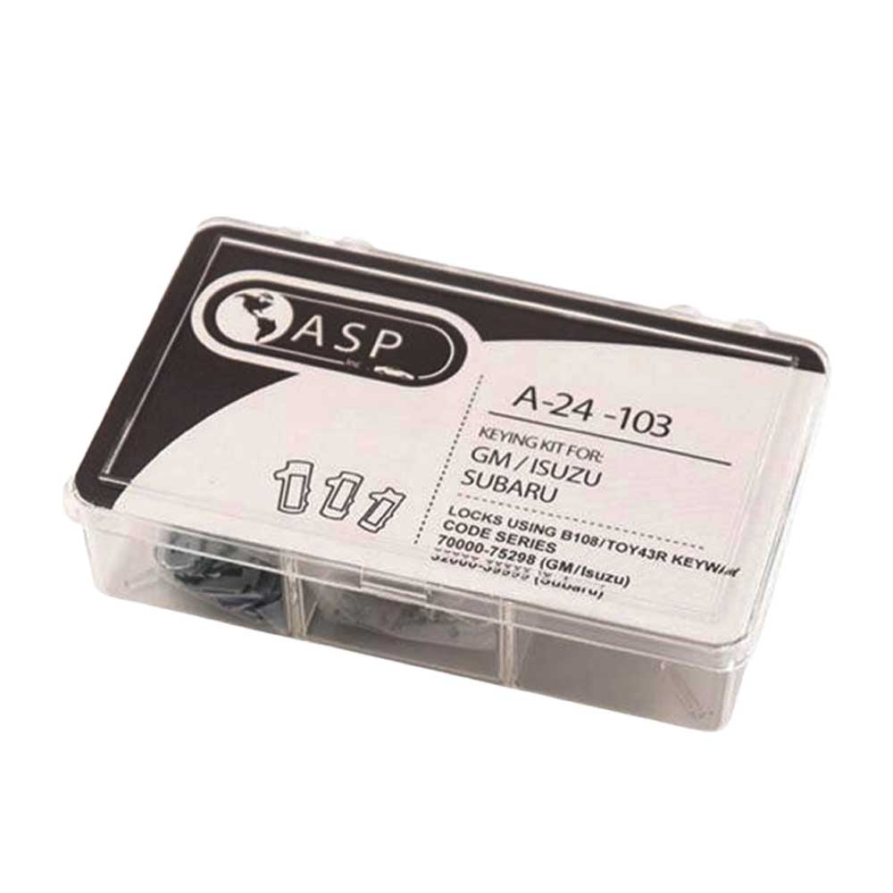 2004 - 2019 ASP GM/Subaru/Hummer B110 Keying Tumbler Kit (A-24-103 ...