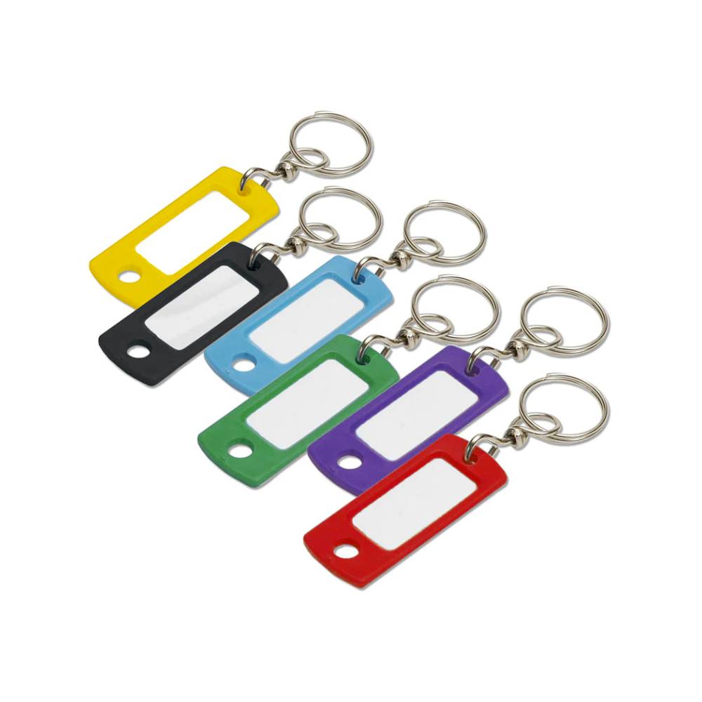 Lucky Line - 16802 - Assorted Colors - Key Tag with Swivel Ring - 2/Cd ...