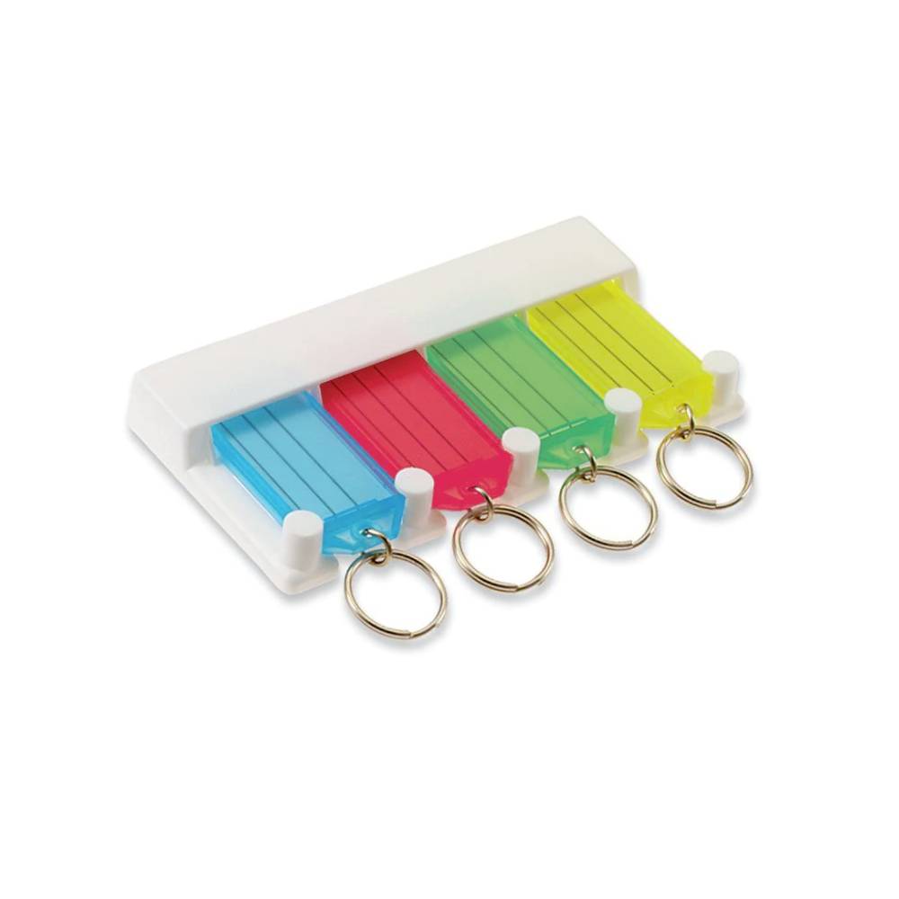Lucky Line - 60540 - 4 Keys Rugged plastic Rack - Assorted - 1 Pack ...