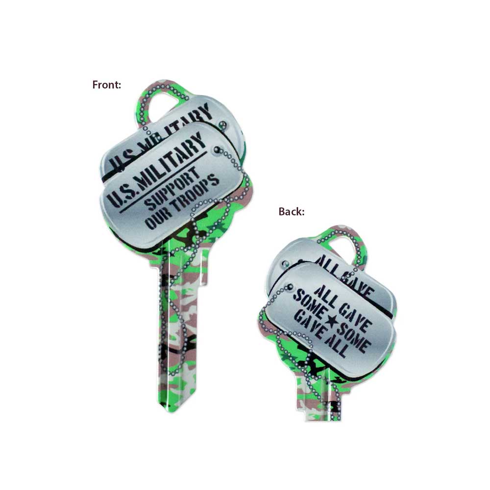 Lucky Line - B141K - Dog Tags Key Shapes - Schlage - Kwikset (KW1) - 5 ...