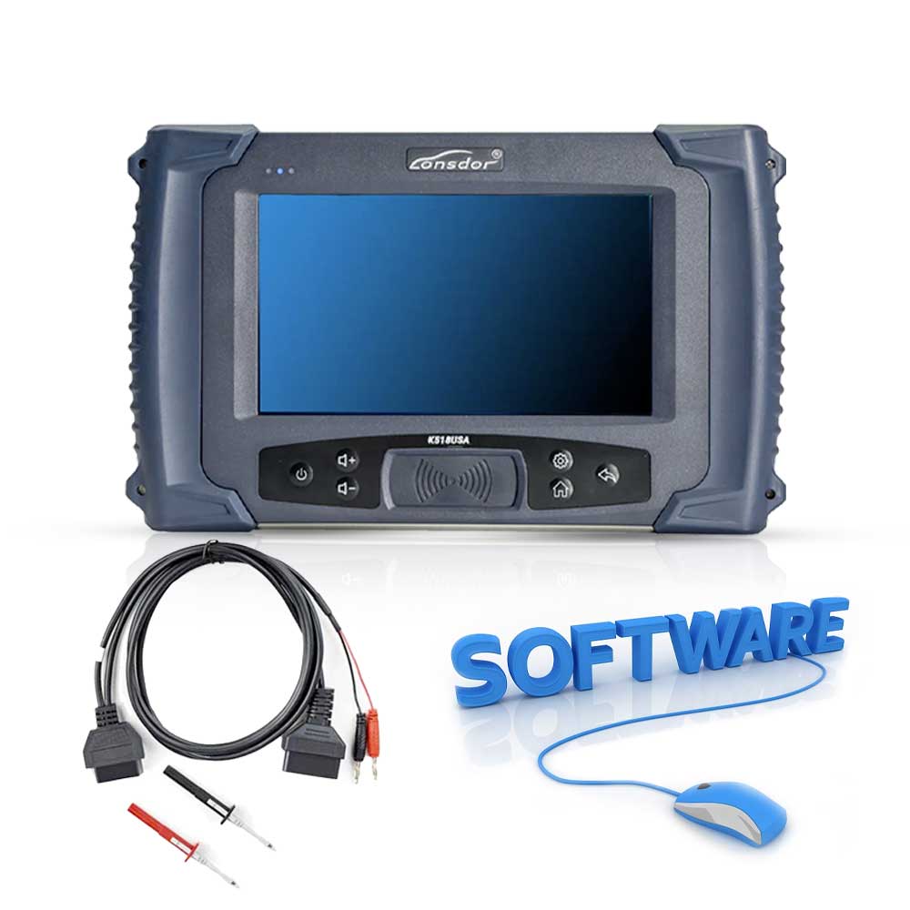 Lonsdor K518USA Key Programmer with JLR Cable and Software for Land Ro ...