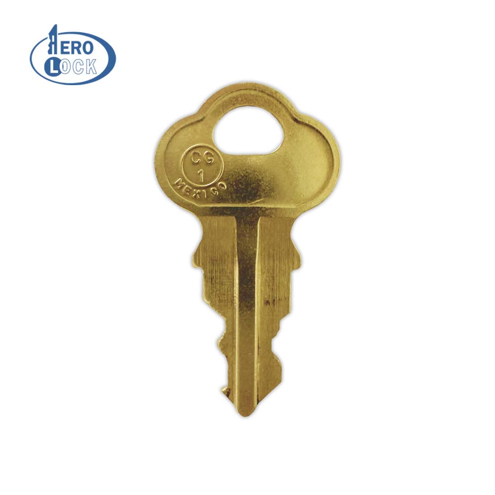 AeroLock TO-123 (CG1) Chicago Double-Sided Wafer Locks Try-Out Key Set