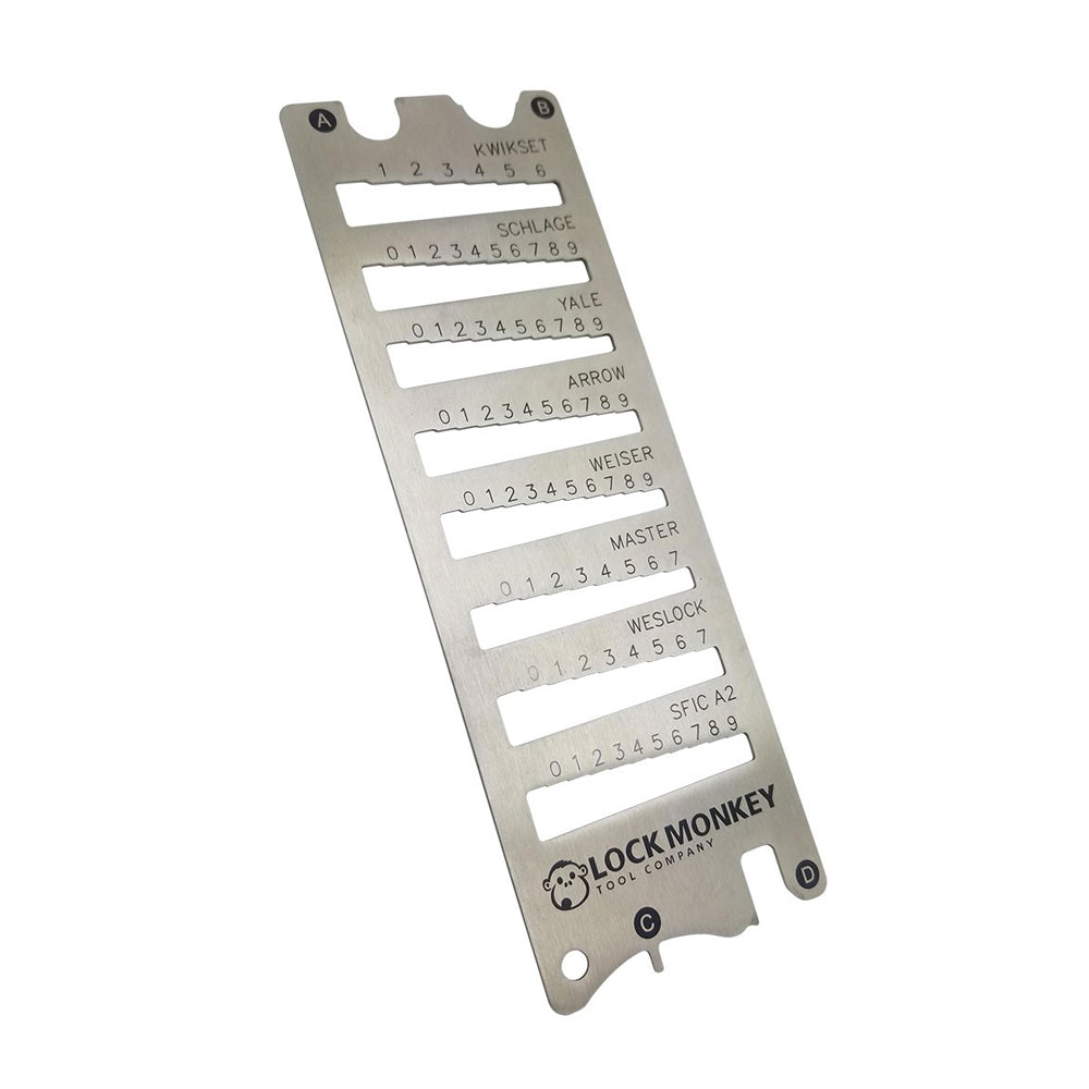 LOCK MONKEY MK380 12-in-1 Residential / Commercial Key Decoder ...