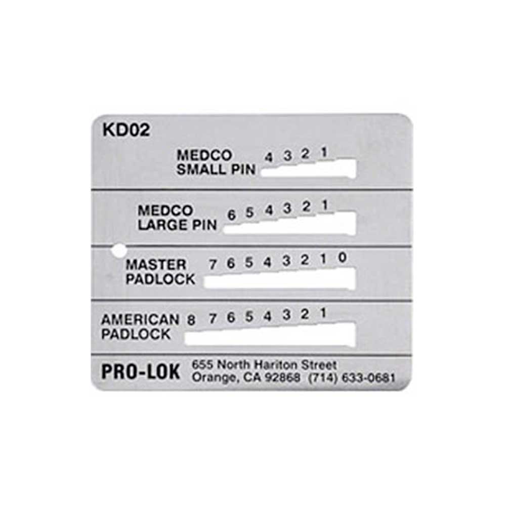 PRO-LOK Key Decoder - Medeco/ Master & American (KD03) – Locksmith Keyless