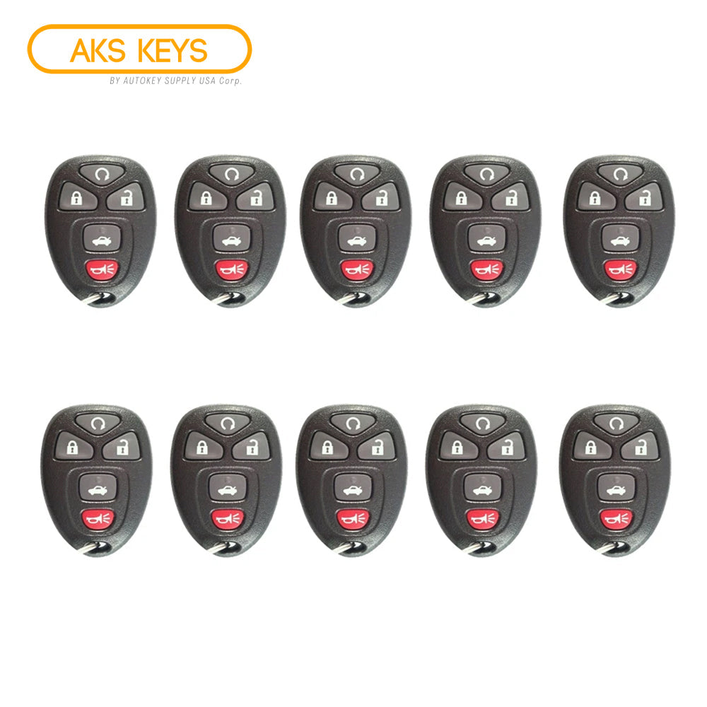 AKS KEYS Aftermarket Keyless Remote Fob for GM 2004 2005 2006 2007 200